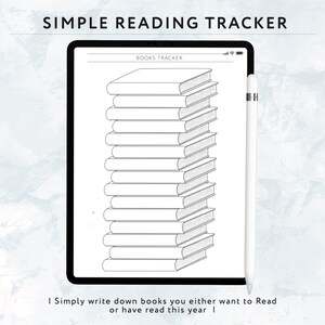 Stack of Books | Printable Book Tracker & Planner Inserts | A5, A4 ...