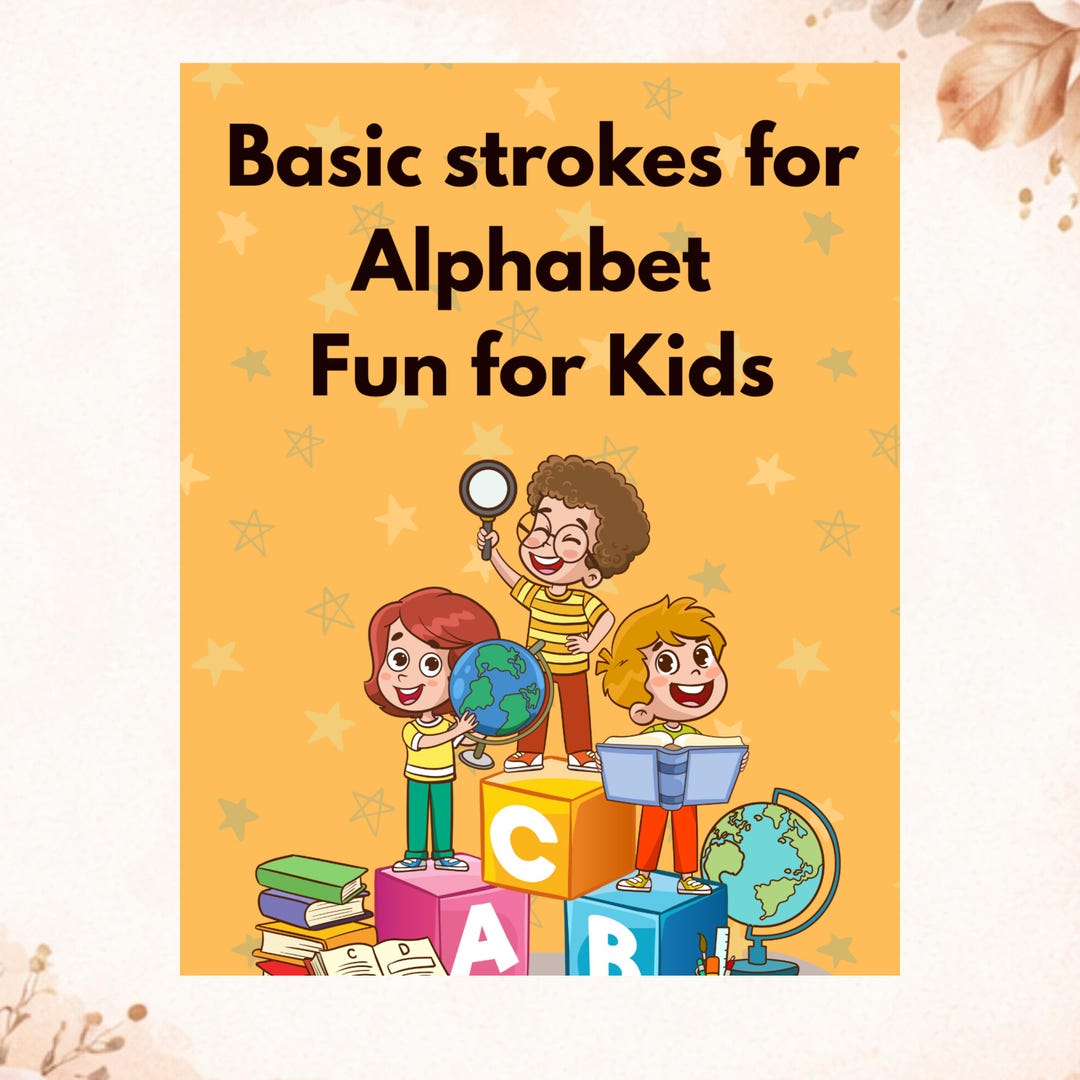 Basic Strokes for Alphabet | Pre-writing Lines, Worksheets for ...
