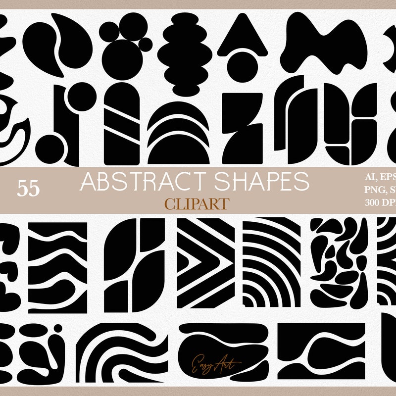 Overlay Shapes Graphic - Etsy