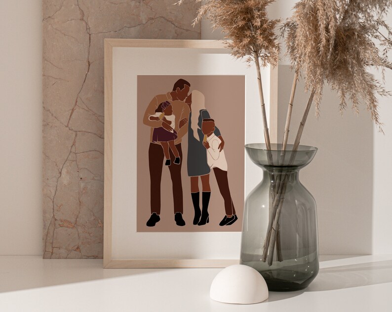 Family Clipart SVG, Parents Clipart, Kids SVG, Abstract Family, Family ...