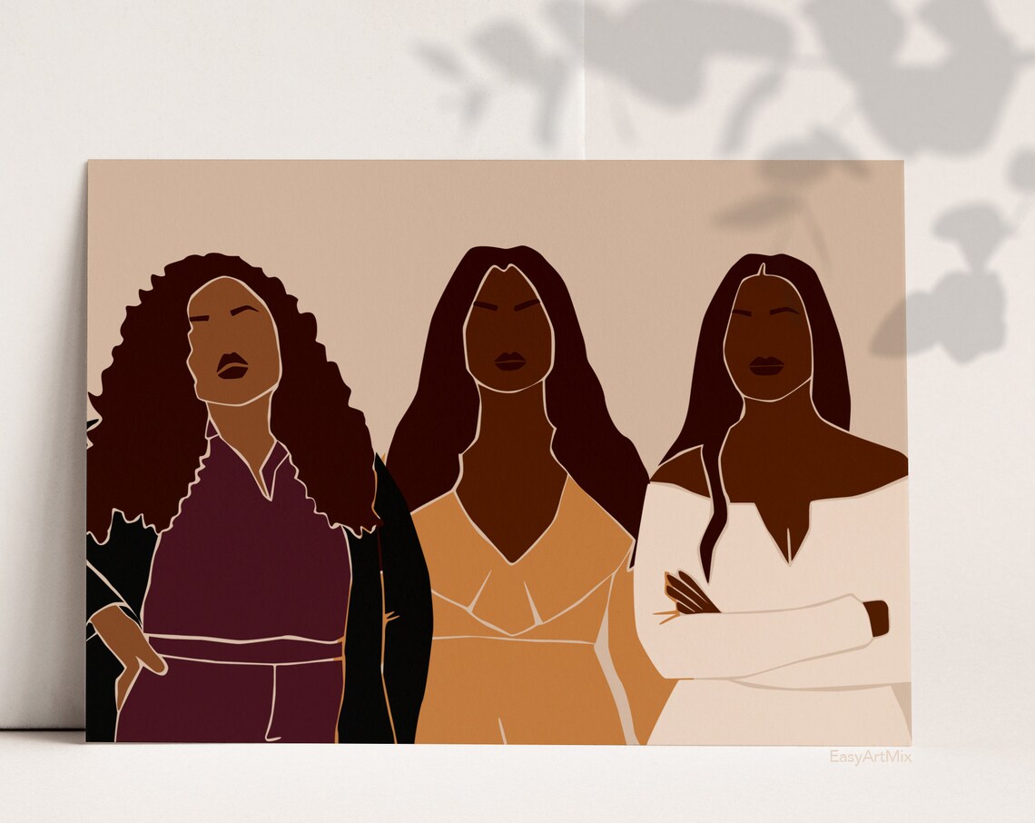 Curvy Woman SVG, Black Woman Clipart, Plus Size Woman, Abstract Female ...