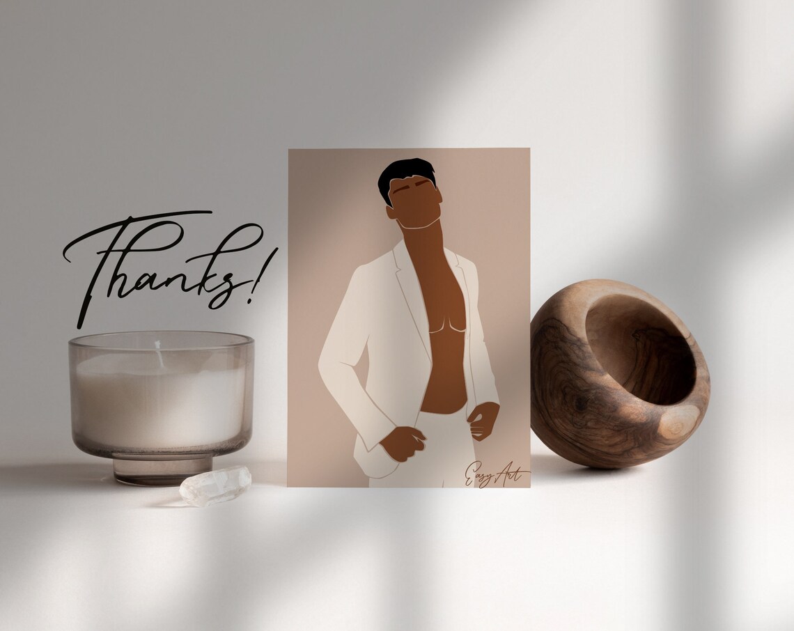 Man Clipart, Male Body SVG, Black Man PNG, Athletic Body, Boss Man ...