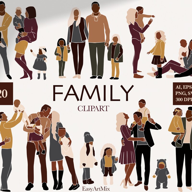 Abstract Family - Etsy