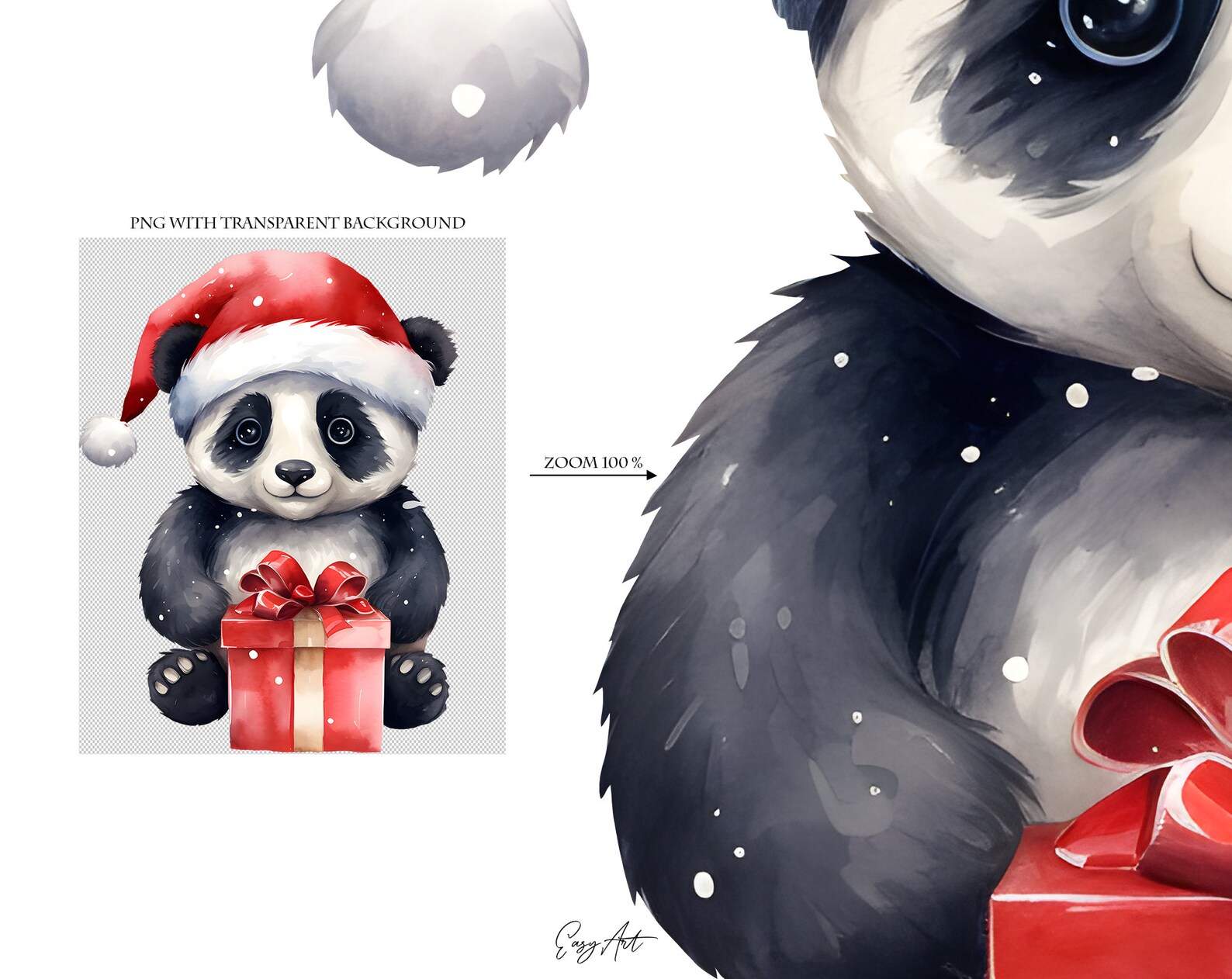 Watercolor Christmas Animals Clipart, Christmas Cute Animals PNG ...