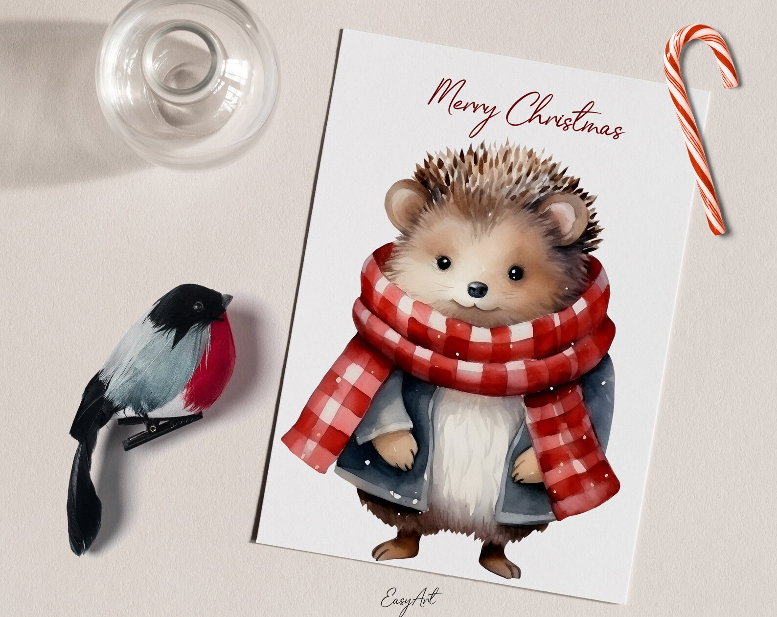 Watercolor Christmas Animals Clipart, Christmas Cute Animals PNG ...