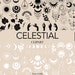 Celestial Clipart, Mystical Vector Icons, Sun and Moon Vector Clipart ...