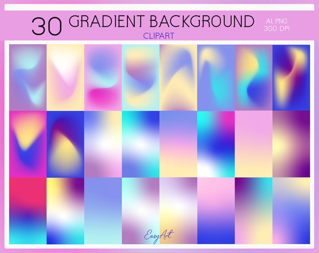 Abstract Gradient Background, Gradient Shapes PNG, IG Templates, Social ...