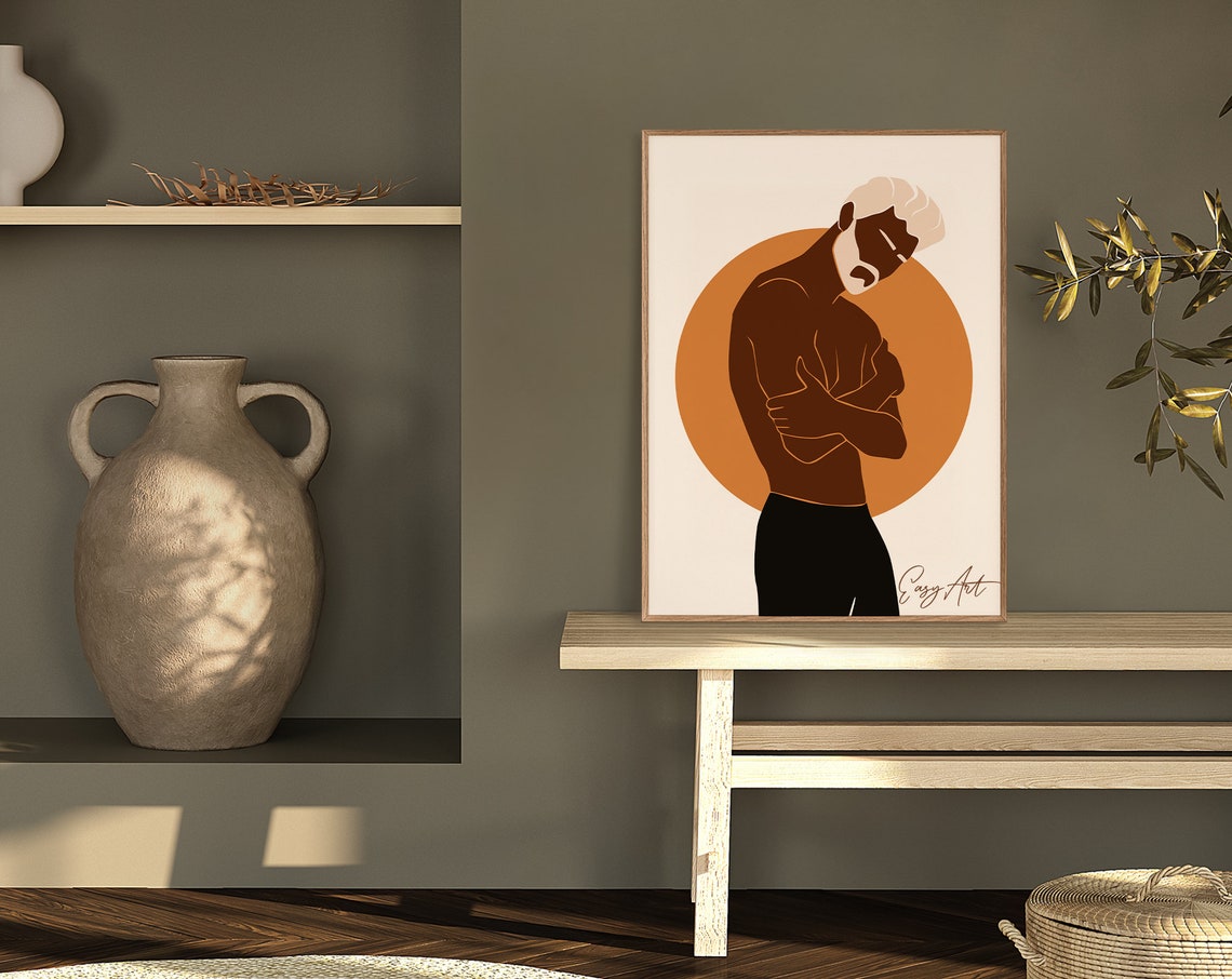 Man Clipart, Male Body SVG, Black Man PNG, Athletic Body, Boss Man ...