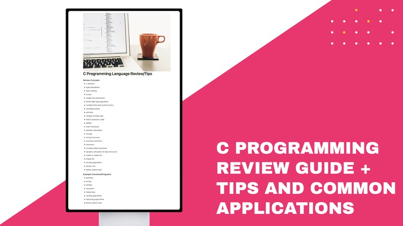 The C Programming Guide/cheat Sheet PDF: From Basics to Advanced Techniques, Review for Students ...