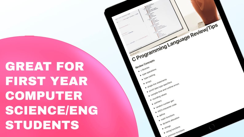 The C Programming Guide/cheat Sheet (PDF): From Basics to Advanced ...