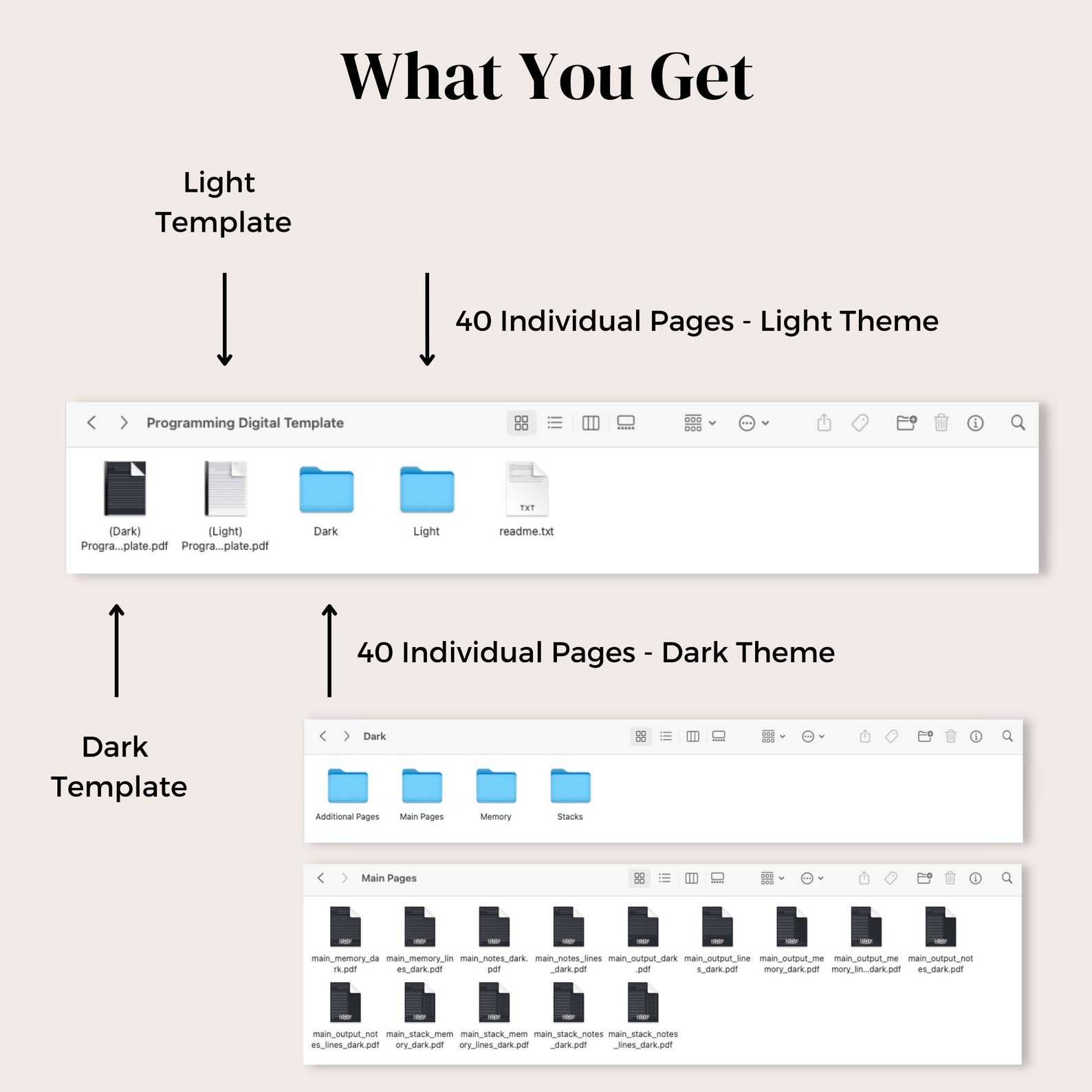 Coding/programming Template Digital Notebook, for Computer Science ...