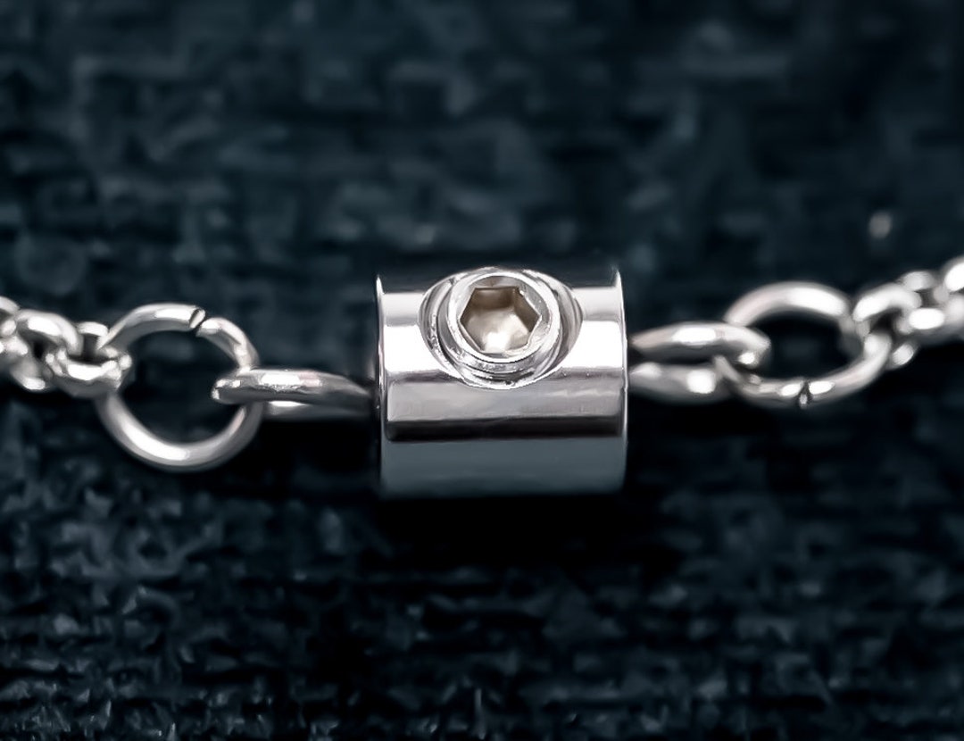 New Stainless Steel Hex Lock Locking Clasp for Day Collars 5.6mm X 5 ...