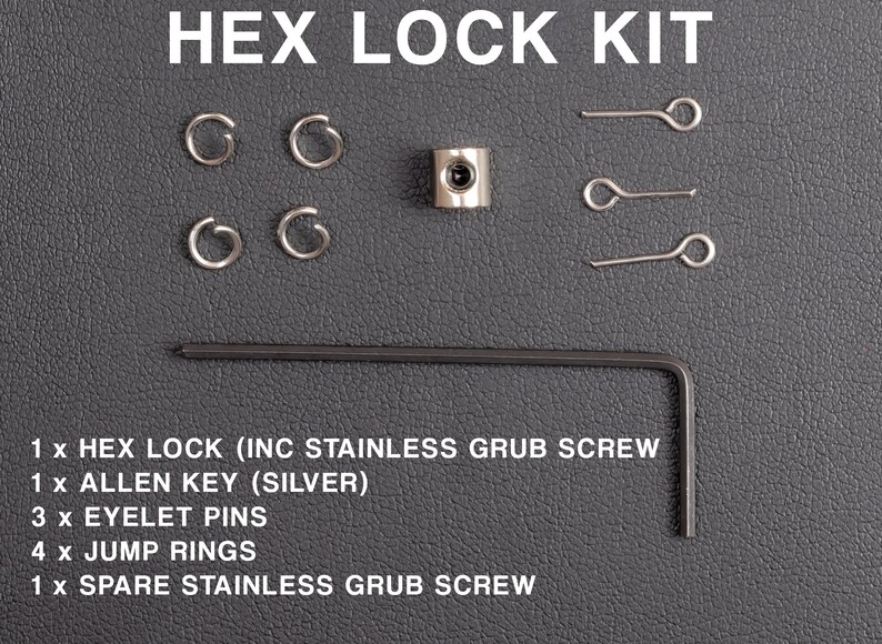 Stainless Steel Hex Lock Locking Clasp for Day Collars 5.6mm X 5.5mm ...