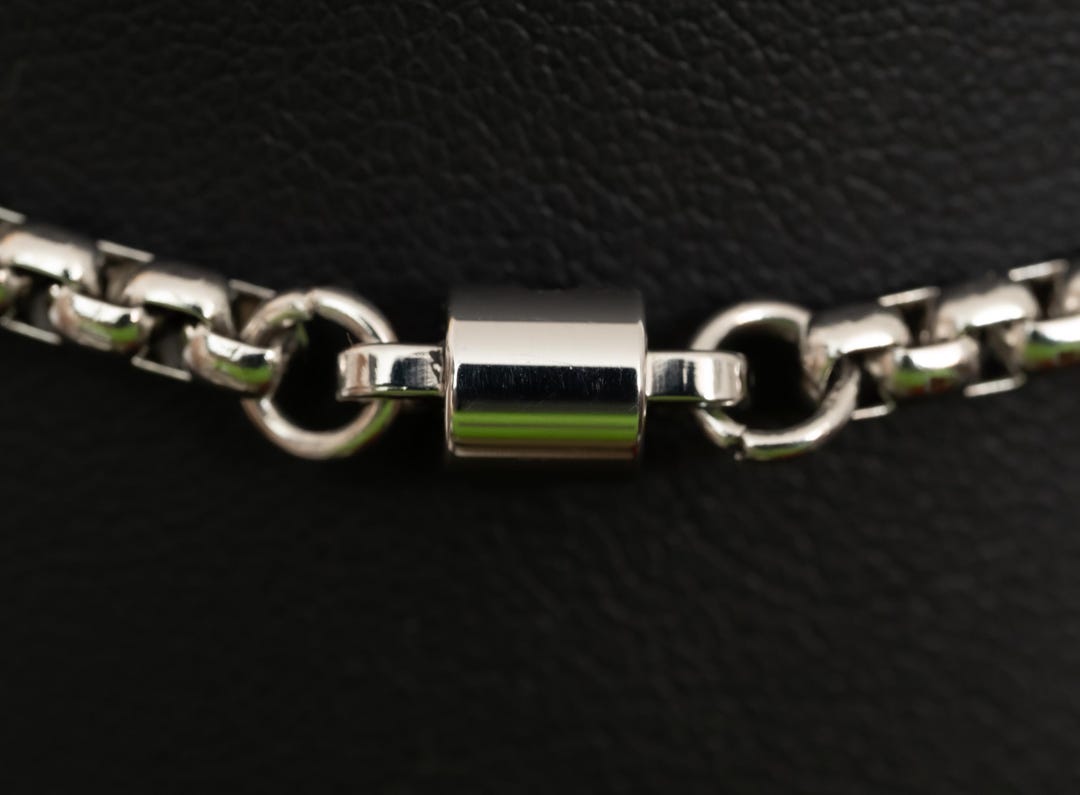 Stainless Steel, Miniature Permanent Hex Locking Clasp. 24/7 Daily Wear ...