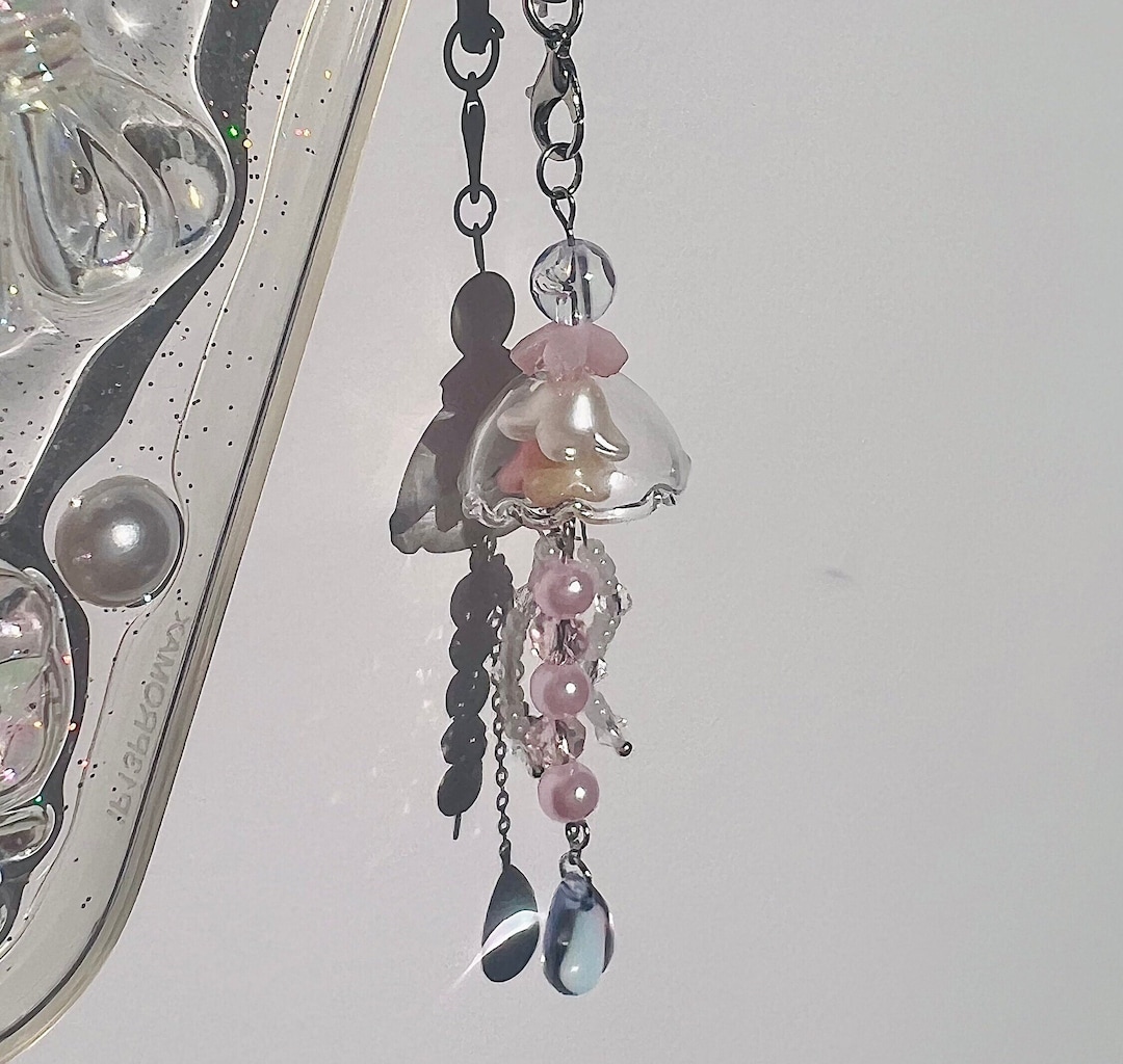 Phone Charm, Bag Charm, Switch Charm, Phone Strap || Jellyfish Dream - Etsy