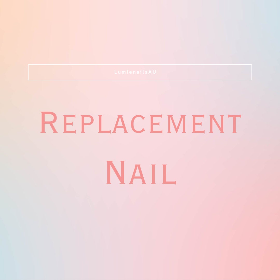 Press on Nails Replacement (1 Nail) - Etsy