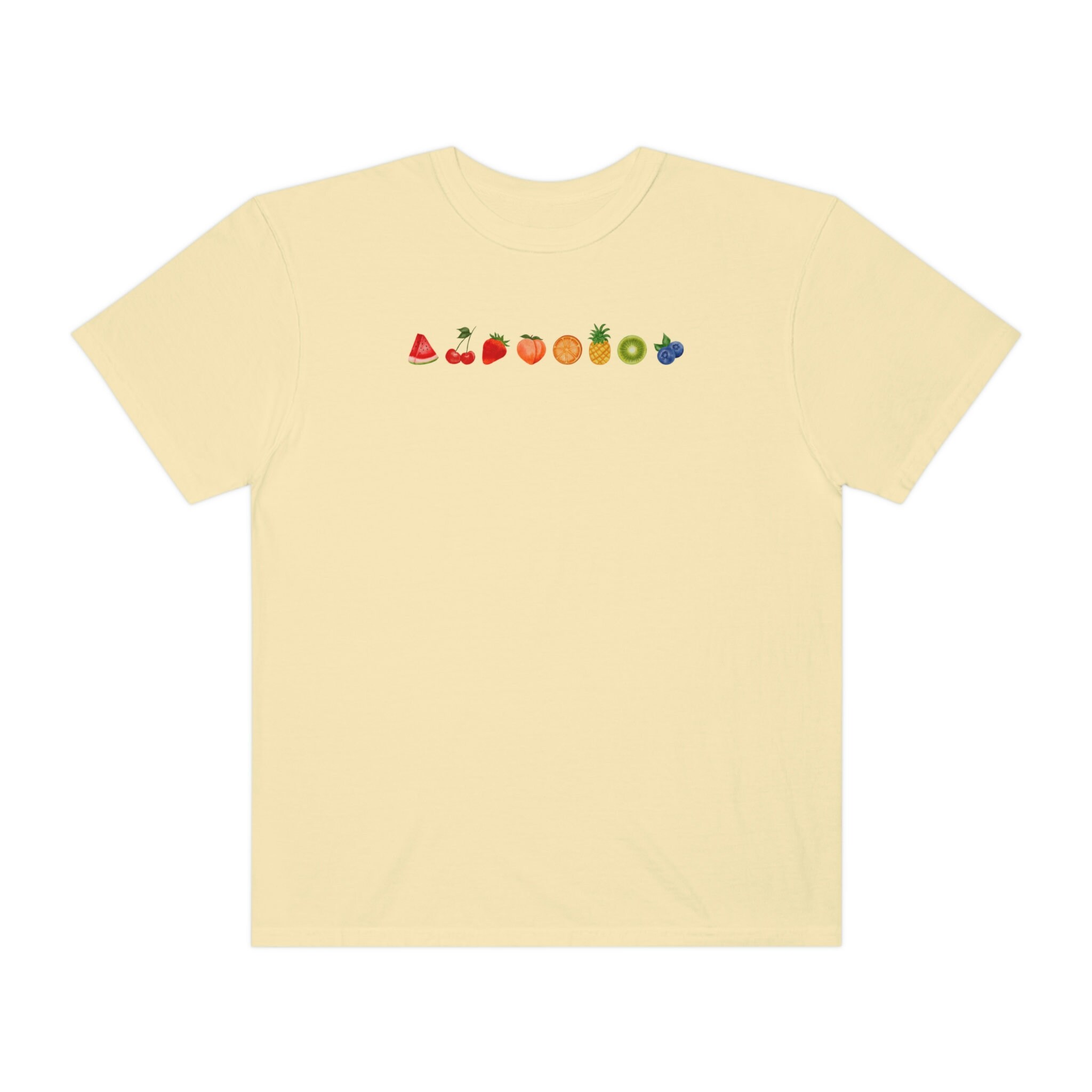 Fruity Tee Cute Oversized Subtle Pride Shirt Fruit Rainbow Tshirt Pride ...