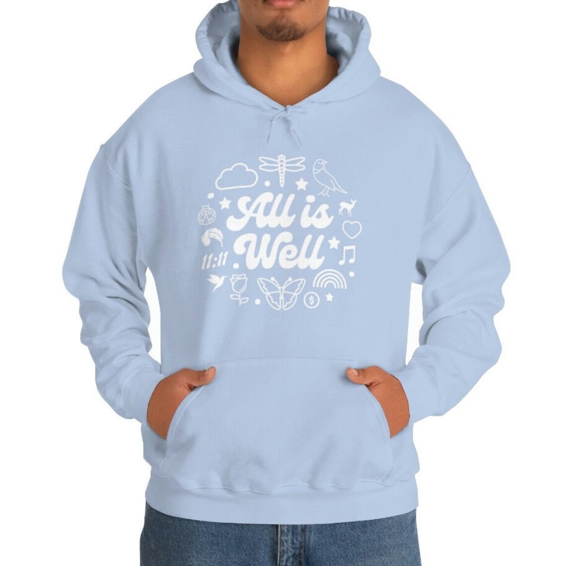 Positivity Hoodie, Spiritual Gift, Aesthetic Sweatshirt, Inspirational ...