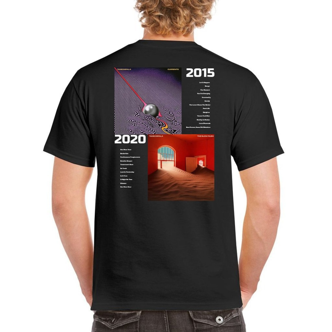 Tame Impala Currents & the Slow Rush Album Cover Tee Shirt - Etsy