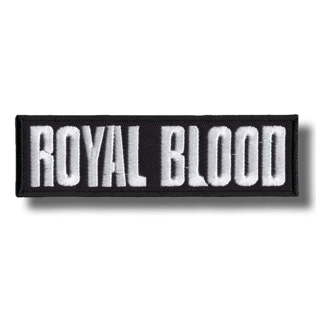 Royal Blood Embroidered Patch Badge Applique Iron on B16cc2 - Etsy