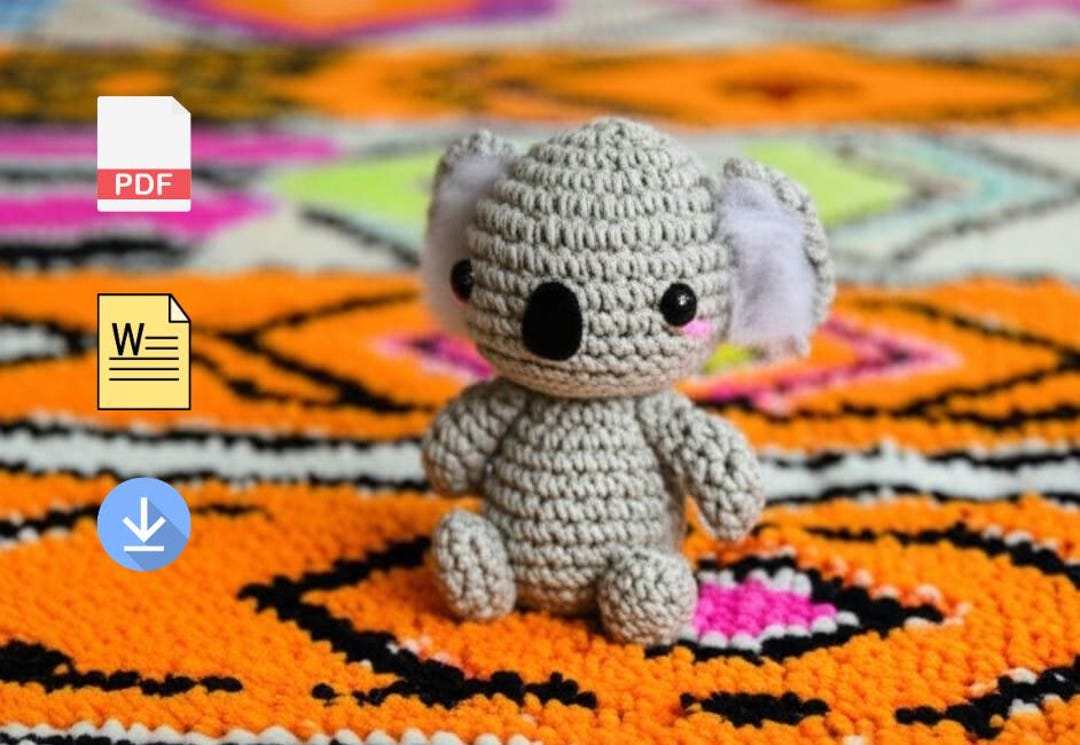 Adorable Crocheted Koala Amigurumi, Mini Wendy the Lamb From the ...