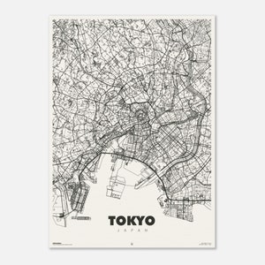 Tokyo Map Poster - Etsy