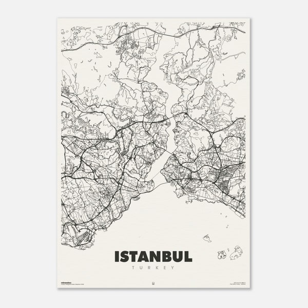 Istanbul Map Print - Etsy