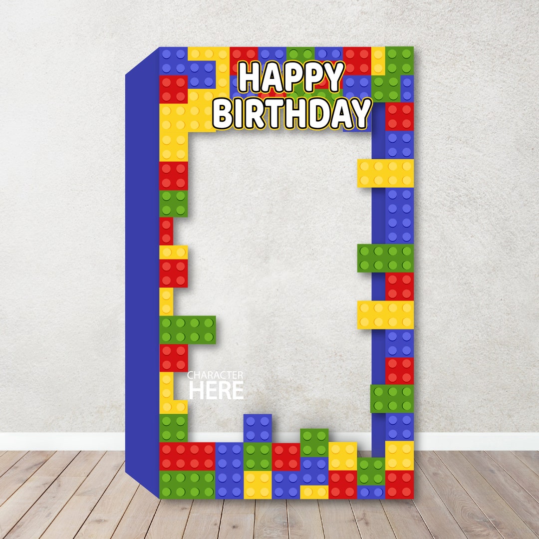Building Brick Decorations for Birthdays,building Blocks Theme Party ...