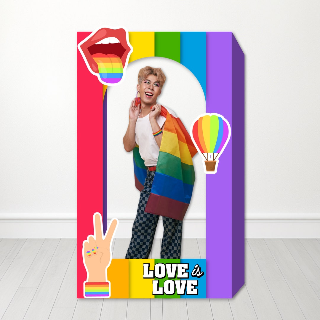 Pride Day Box Photo Booth. LGBTQ Photo Booth Box. Never Apologize for ...