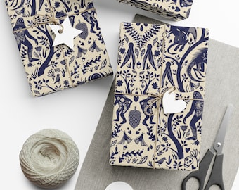 Mothman Collage Wrapping Paper - Etsy