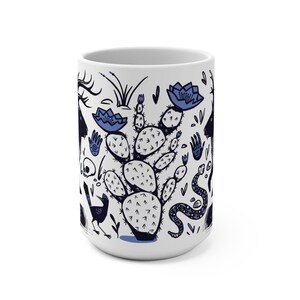 Jackalope Mug With a Folklore Cryptid Design 15oz Mug - Etsy
