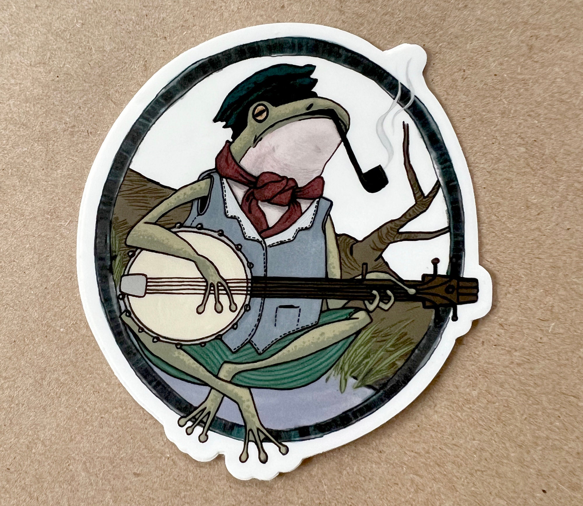 Trio of Frogs Frog Sticker Pack Cottage Core Frogs Set of - Etsy