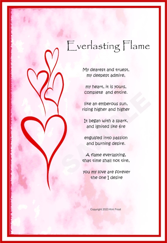Valentine Anniversary Poems