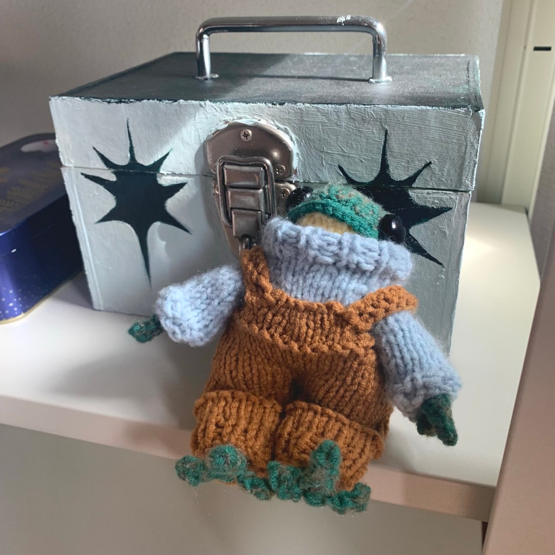 Custom Knitted Frog Cute Frog Bag Froggie Friend Frog - Etsy