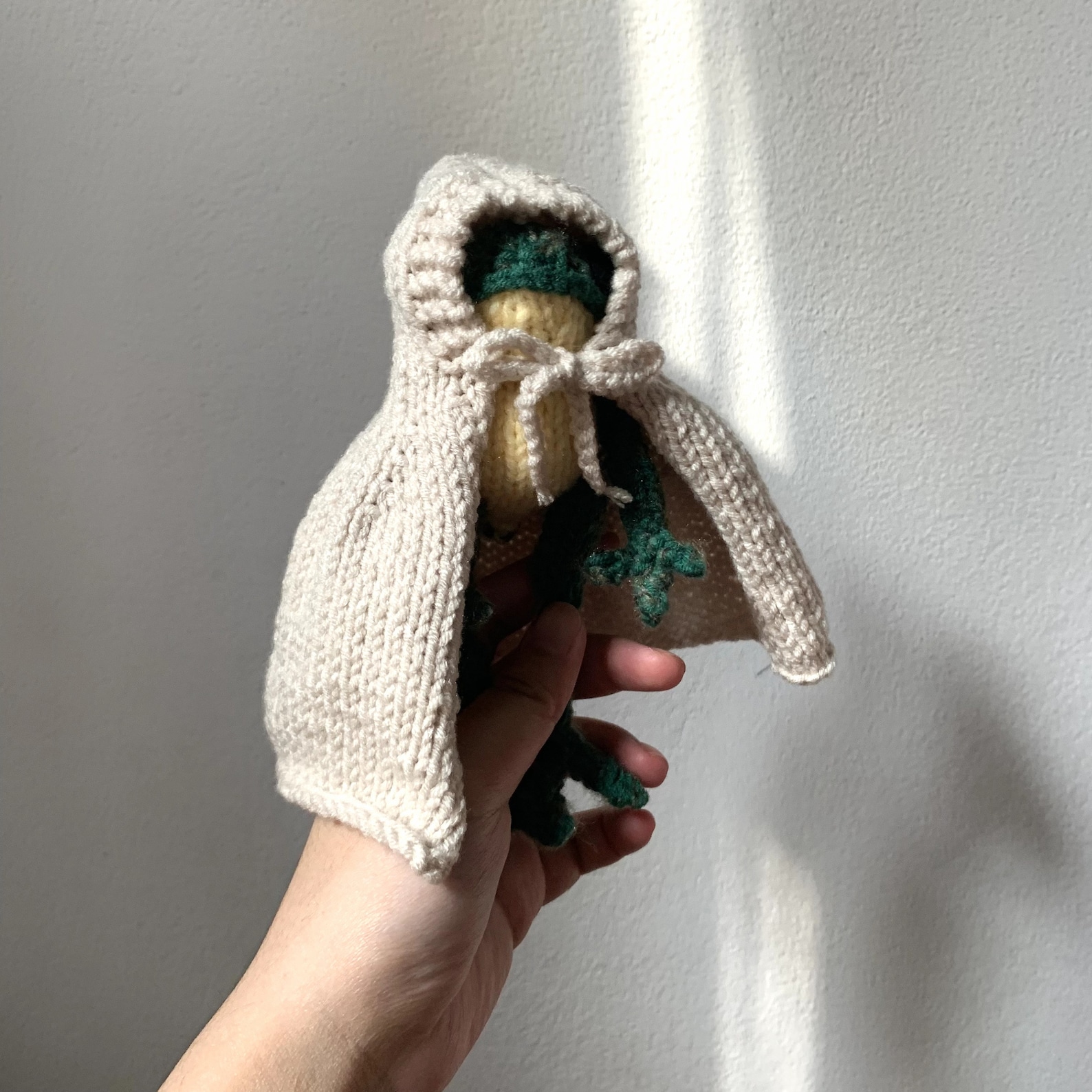 Cloak With Hood Pattern for Knitted Frog - Etsy