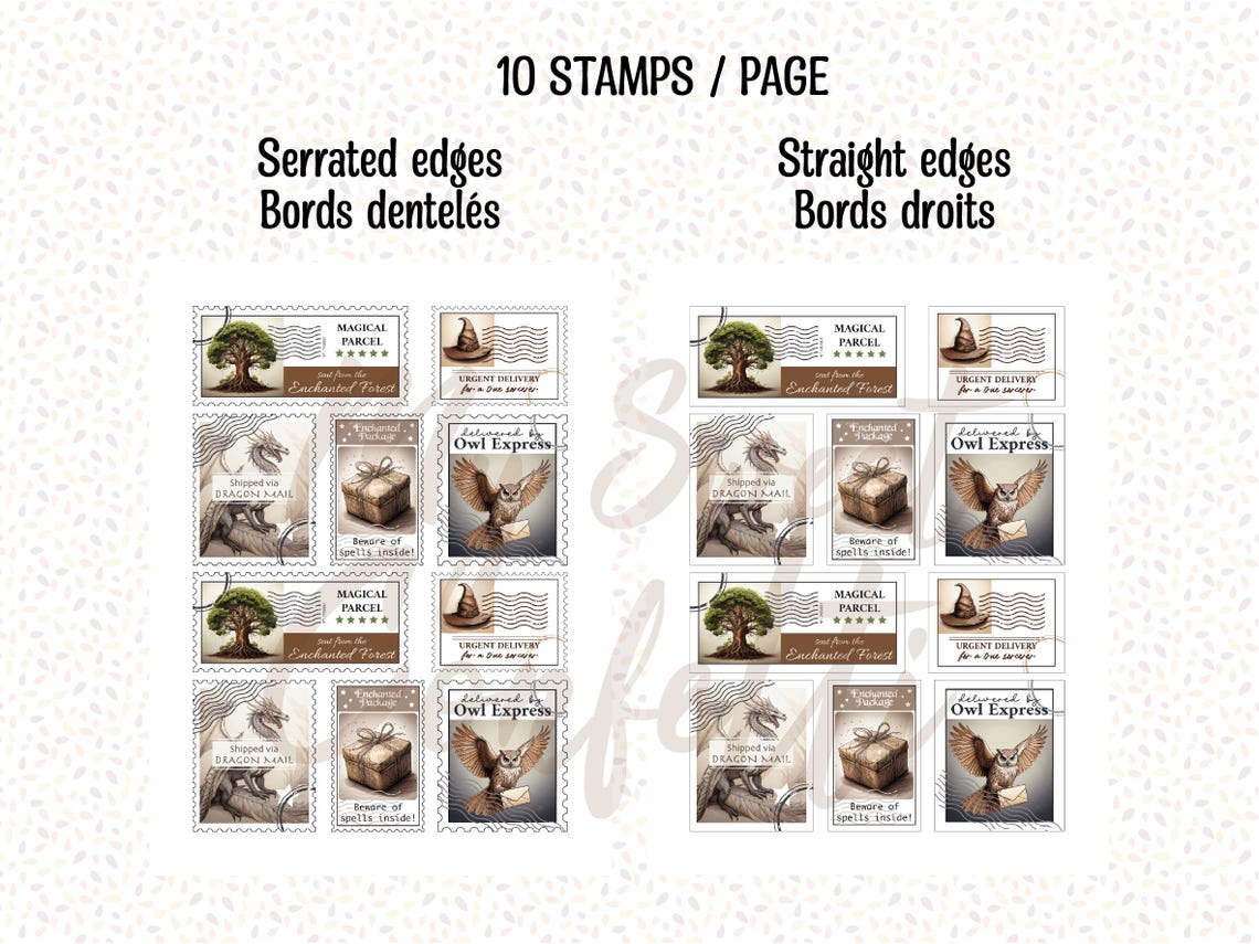 Printable Magic Stamps, Inspired by the Magical World, Perfect for ...
