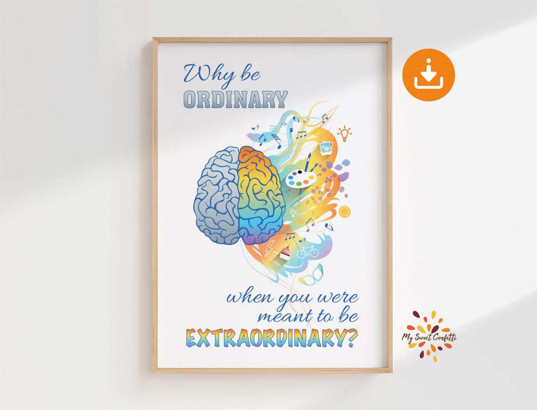 Neurodiversity Digital Print | Printable Poster | Digital File | Autism ...