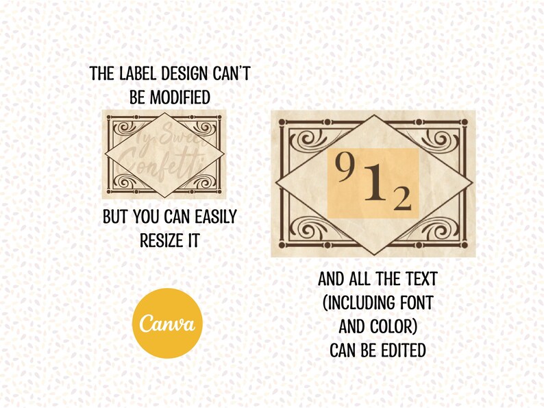 Wizard Magic Wand Stickers Labels | Printable Label | Digital File ...