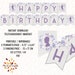 Regency Happy Birthday Banner | Printable Banner | Digital File ...