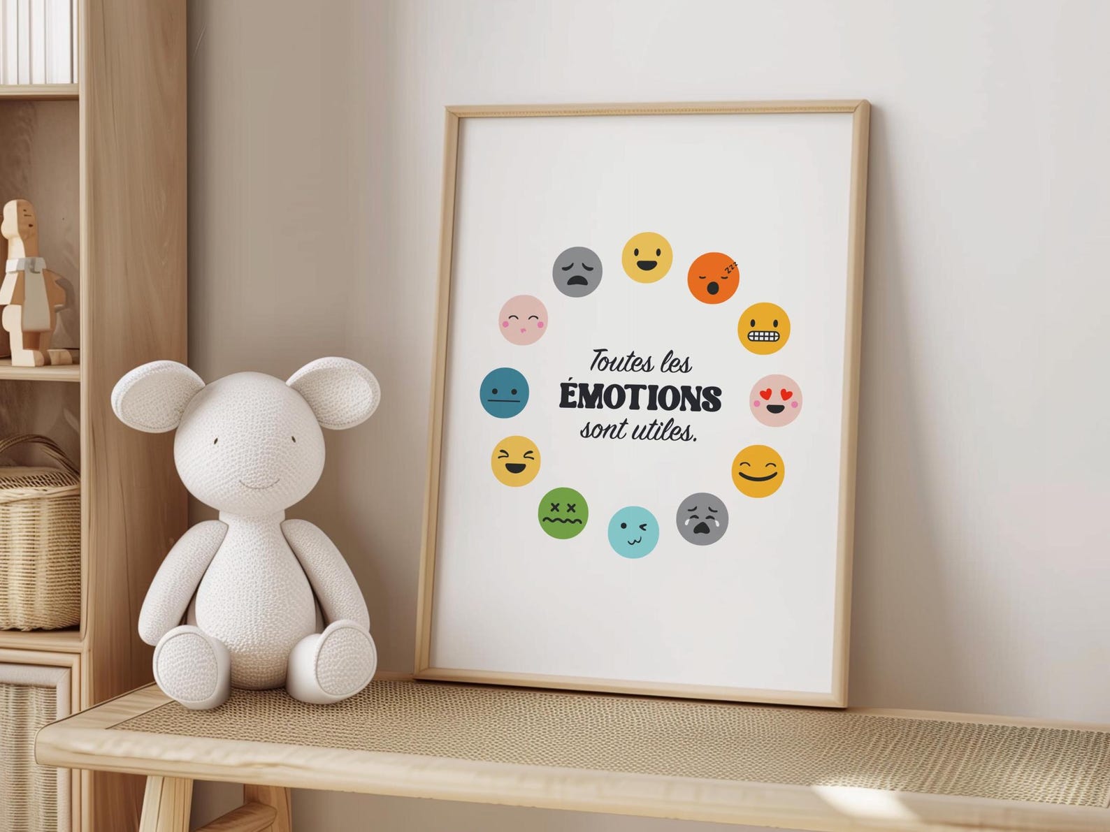 All Feelings Are Valid French Poster | Printable Wall Art | Positive ...