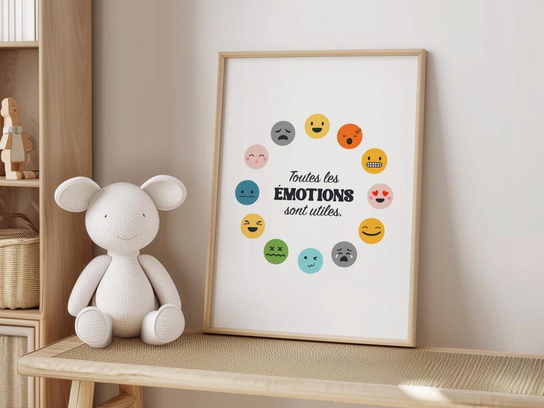 All Feelings Are Valid French Poster | Printable Wall Art | Positive ...