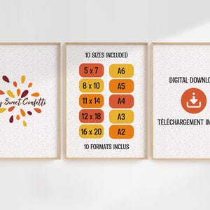 Sign Language Alphabet French Poster | Printable Wall Art | Educational ...