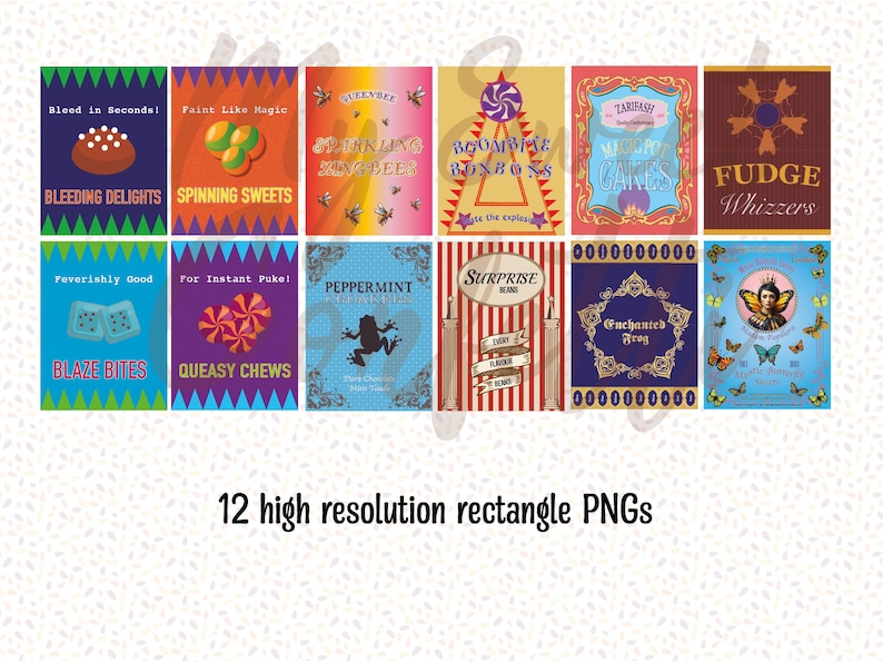 Magical Candy Labels | Printable Label | Digital File | Instructions ...