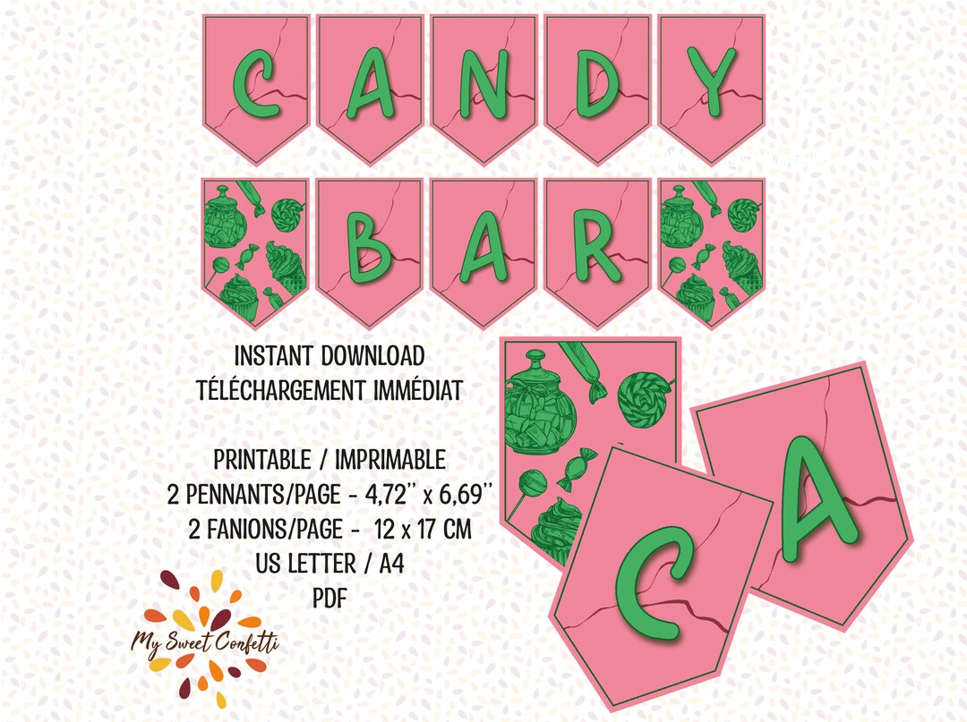Candy Bar Wizard Banner | Printable Banner | Digital File ...