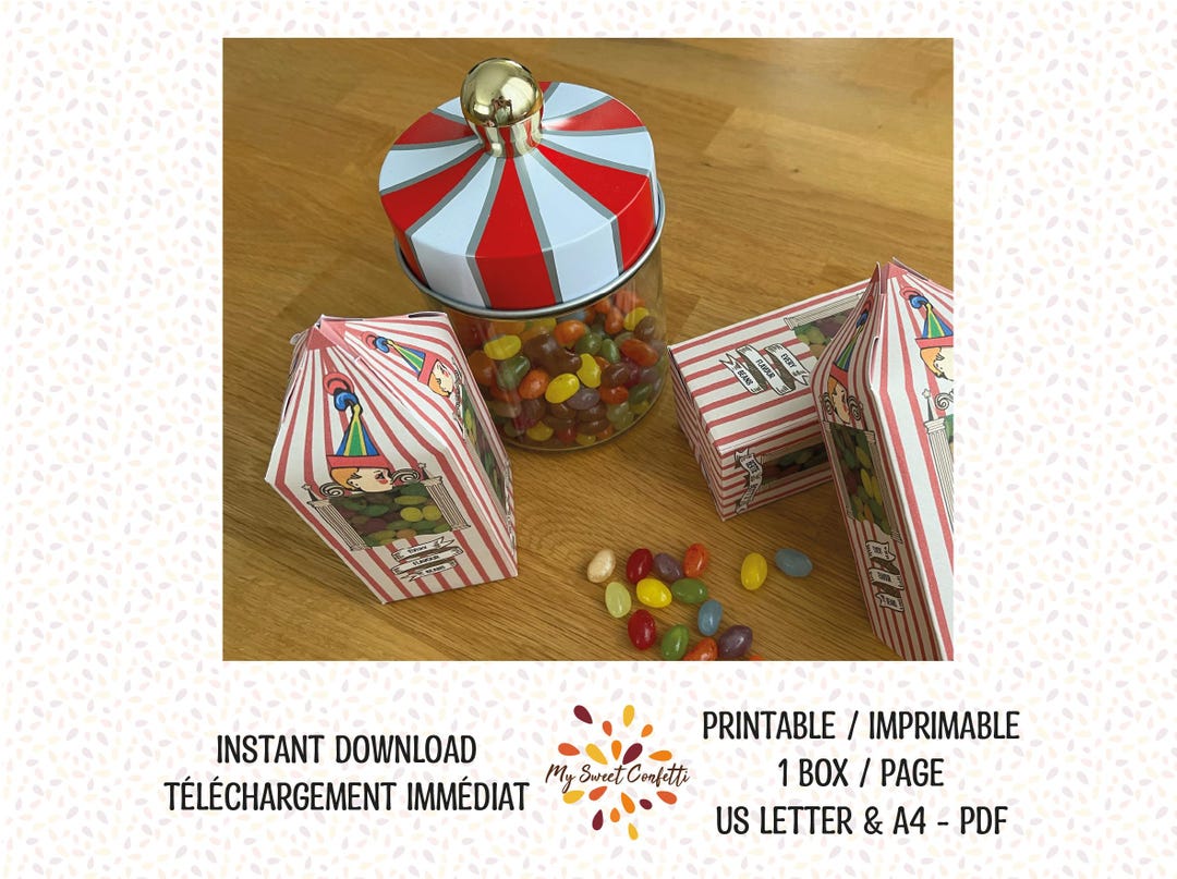 Surprise Beans All Flavor Beans Wizard Candy Box | Printable Box ...