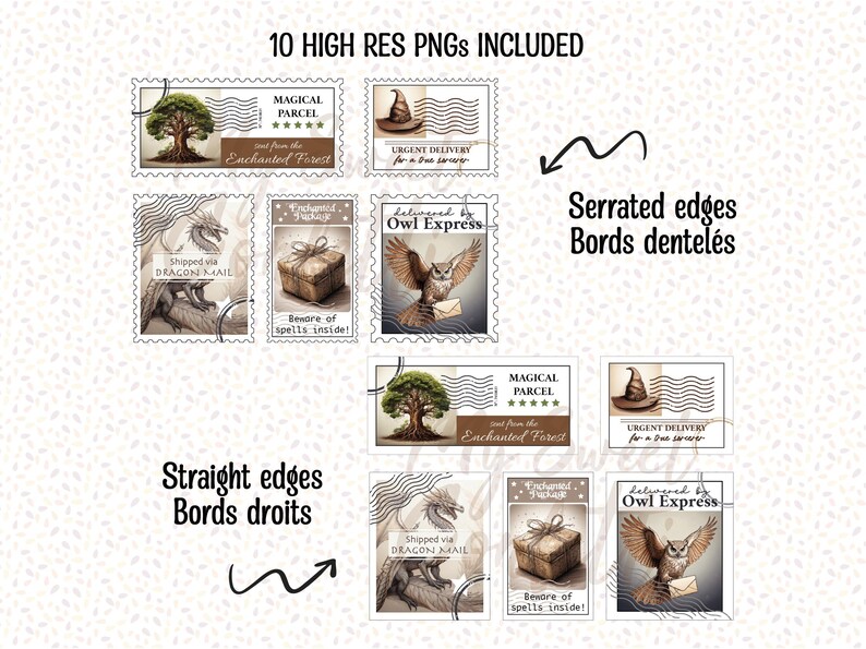 Printable Magic Stamps, Inspired by the Magical World, Perfect for ...