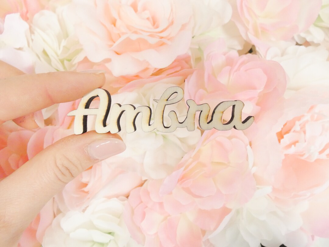 Wedding Placeholder Personalized Wedding Place Names Wood Laser Cut ...