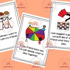 Printable Social Story | Asking a Friend to Play | Special Education ...