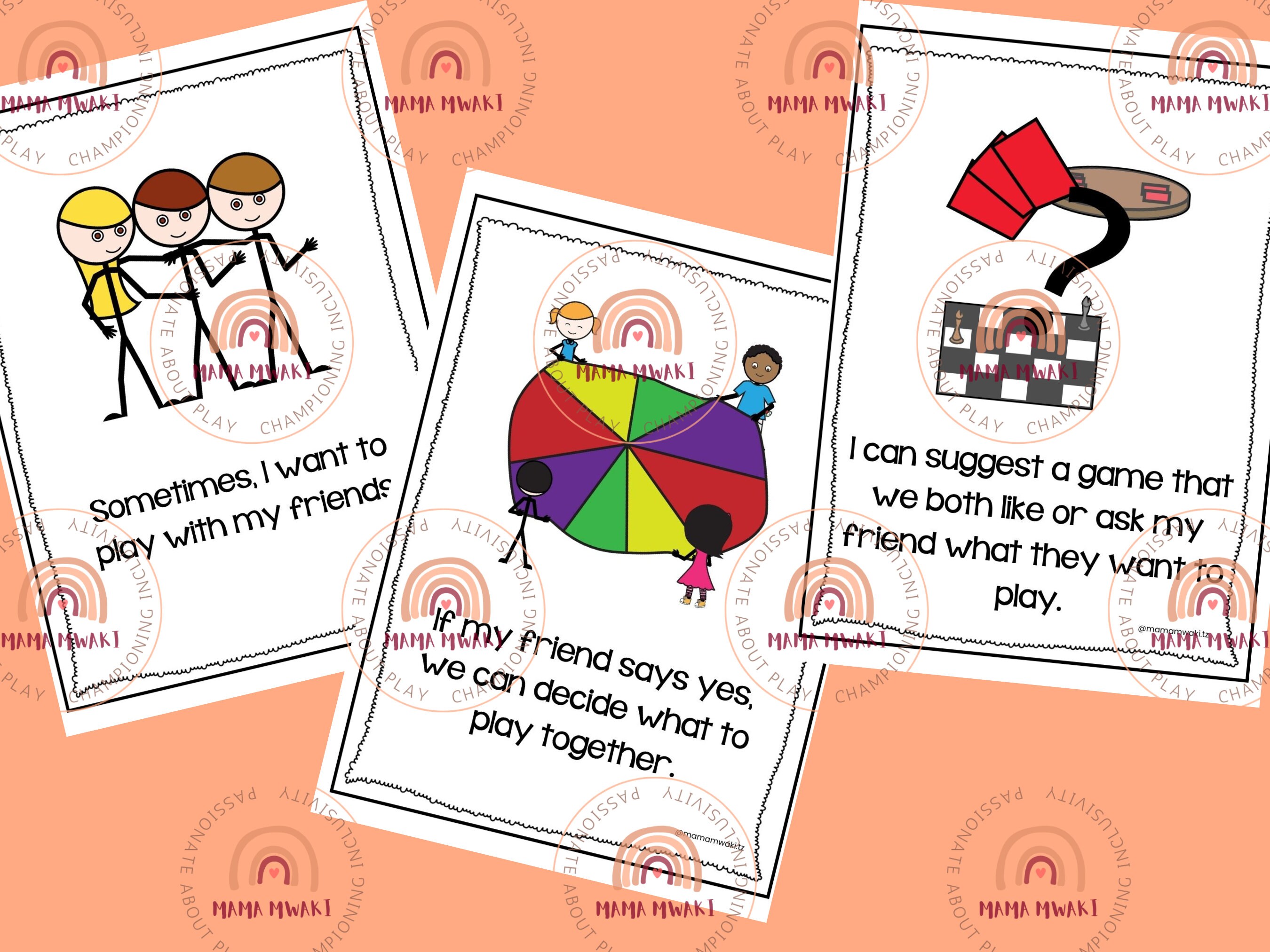 Printable Social Story | Asking a Friend to Play | Special Education ...