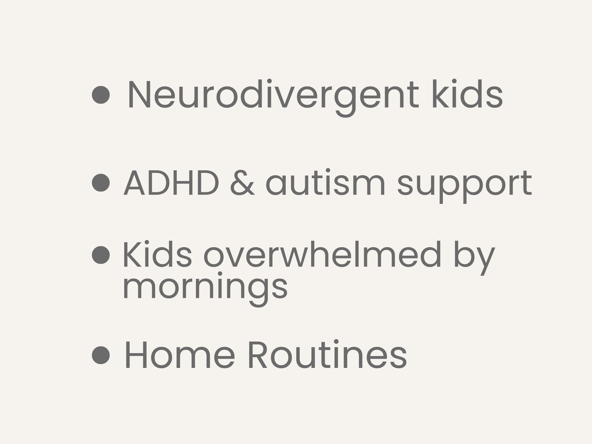 Clean up Routine Chart for Neurodivergent Kids – Step-by-step Visual ...